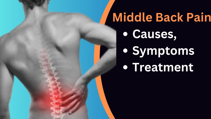 Middle Back Pain (A-Z): Causes, Types, Symptoms & Treatment